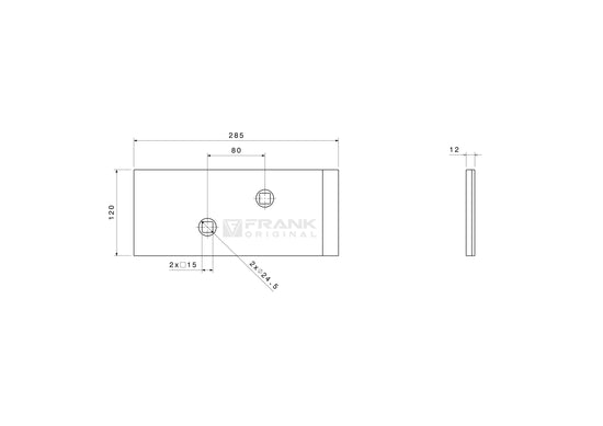Anlageschoner für Gregoire Besson | R/L von FRANK Original